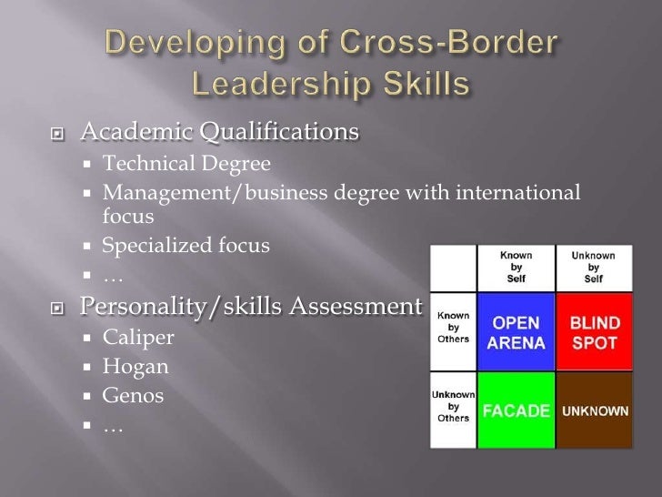 Characteristics Of Cross Border Leaders