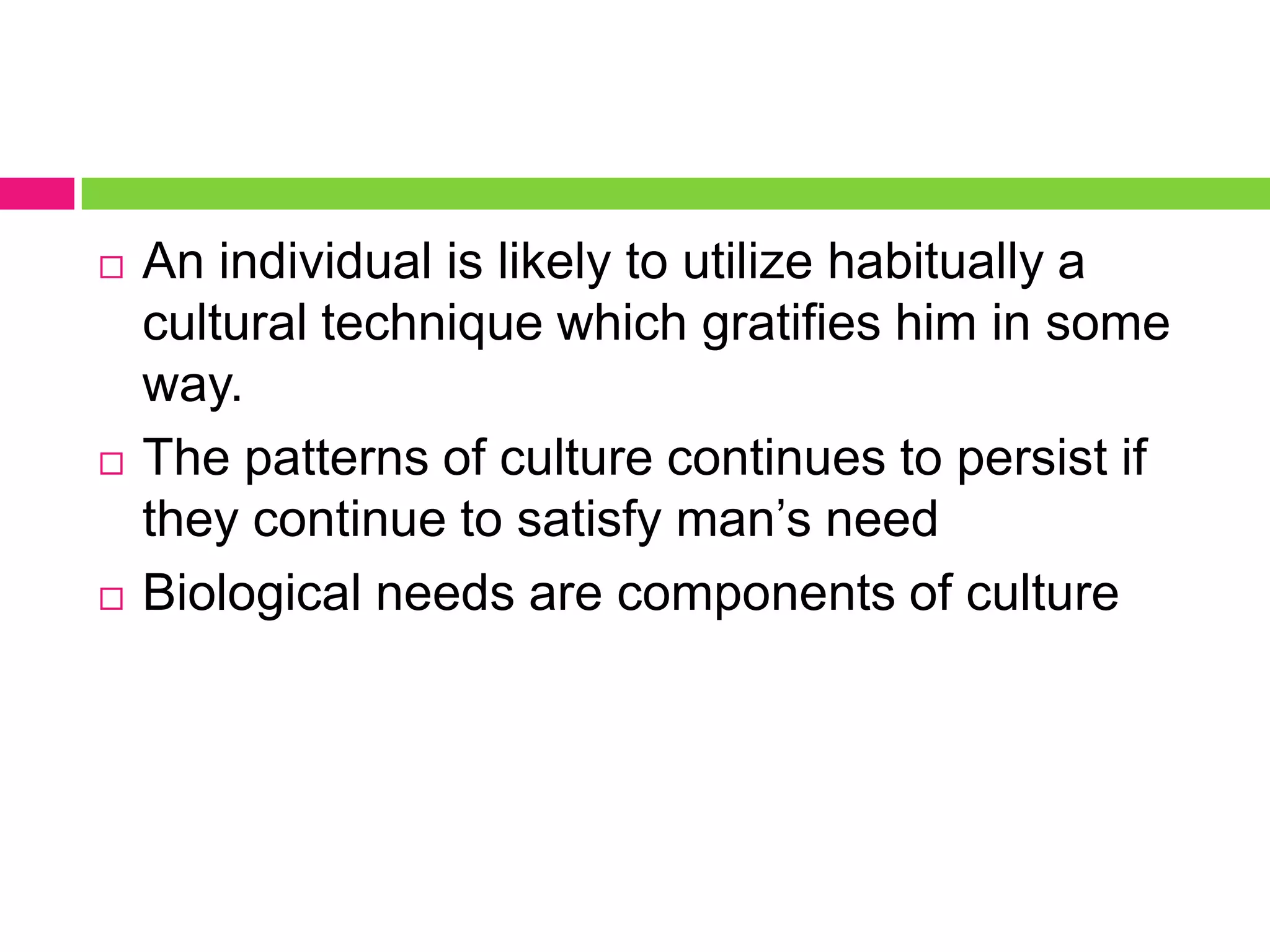 Characteristics of culture | PPTX