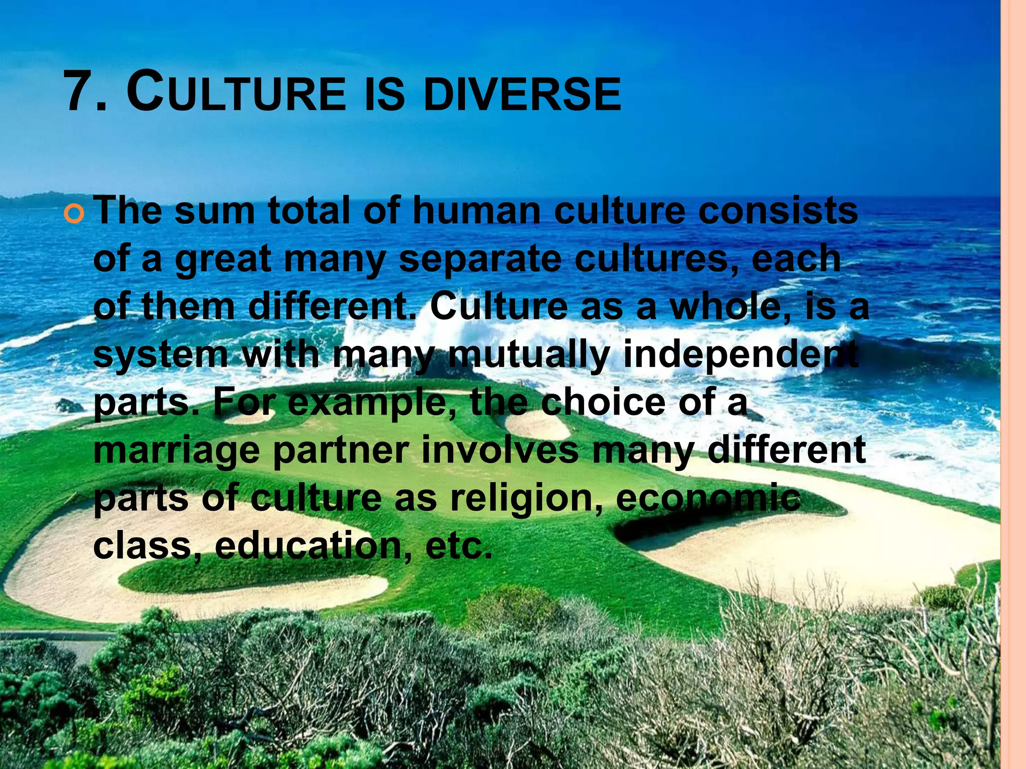 Characteristics of culture | PPTX