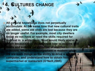 Characteristics of culture | PPTX