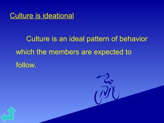 Characteristics of culture | PPT
