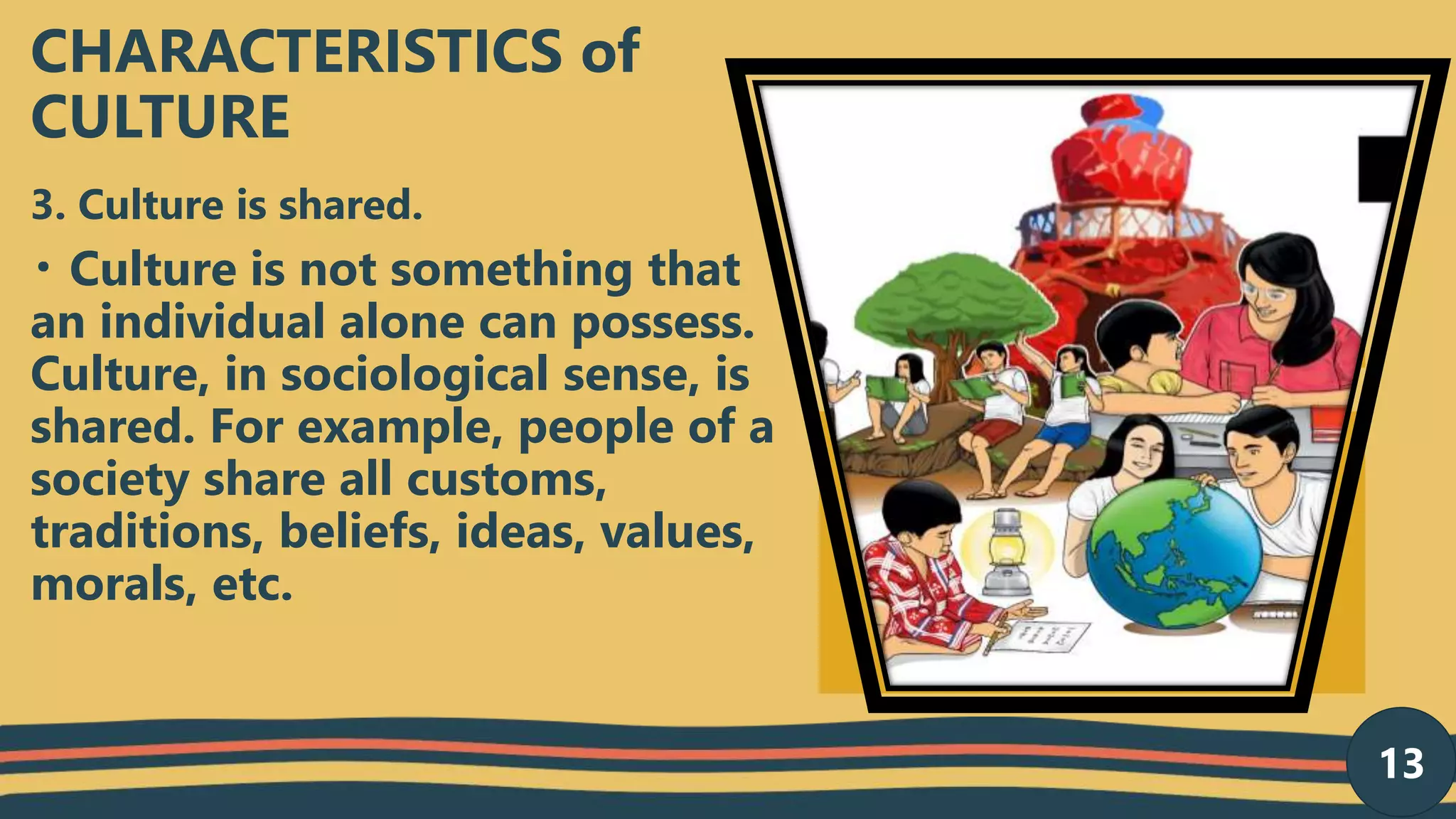 Characteristics of culture | PPTX