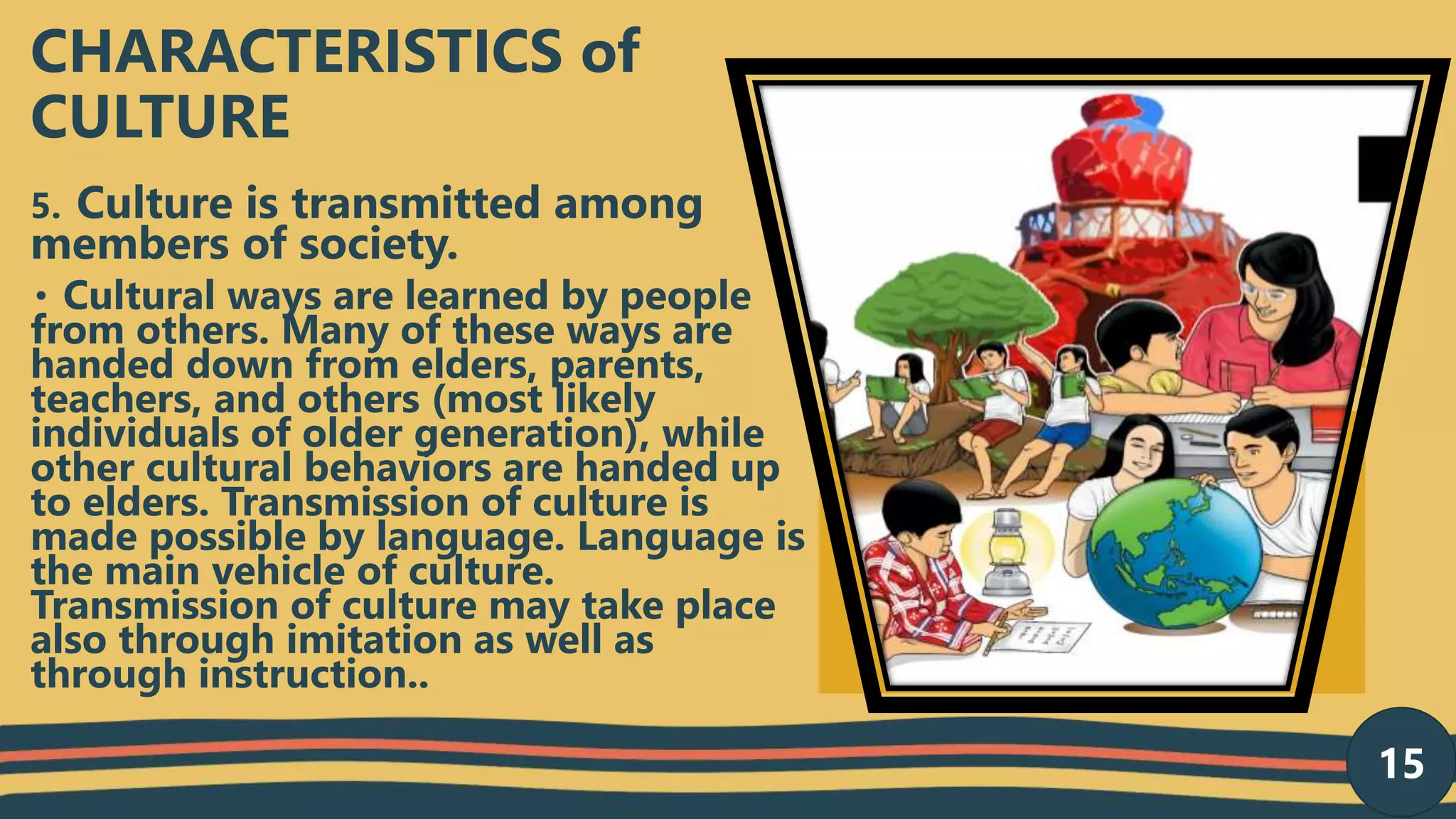 Characteristics of culture | PPTX