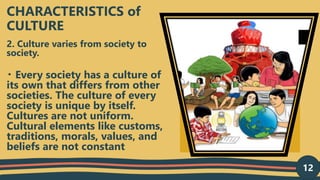Characteristics of culture | PPTX