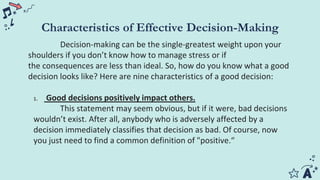 Characteristics of Decision-Making.pptx