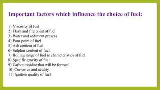 CHARACTERISTICS OF DIESEL | PPTX