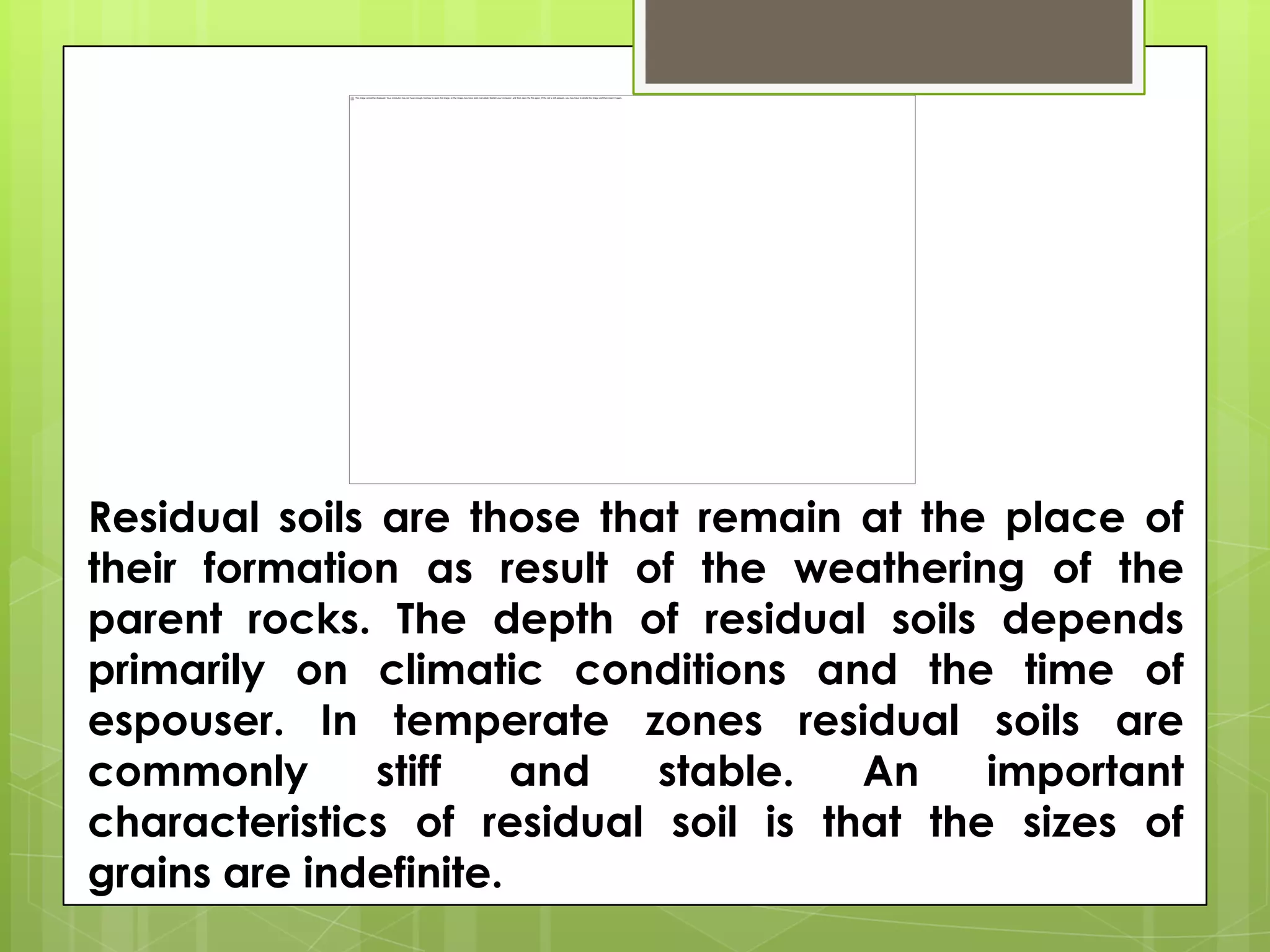Characteristics of different types of soils | PPTX