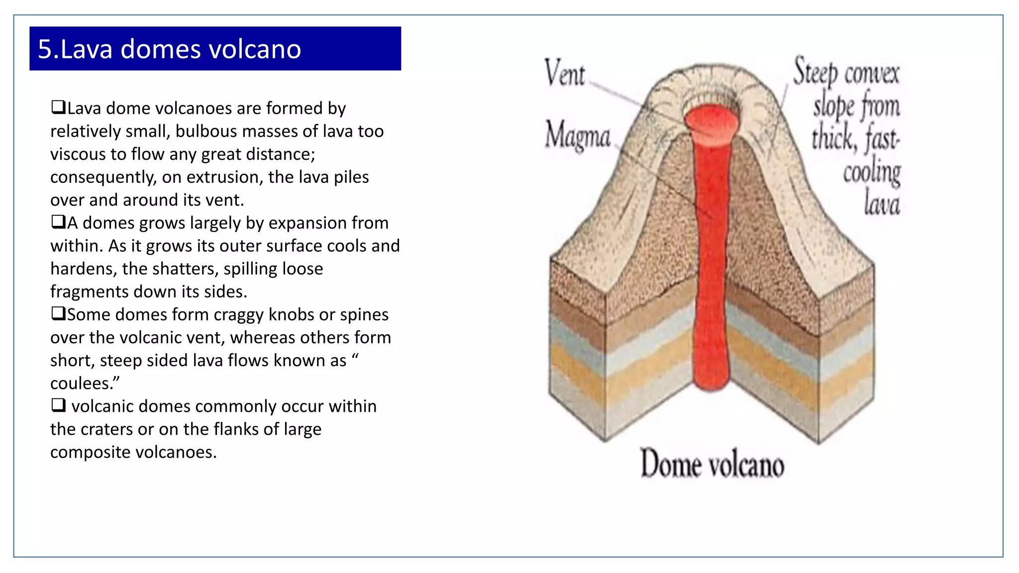 Characteristics of different volcanoes and their types | PPTX