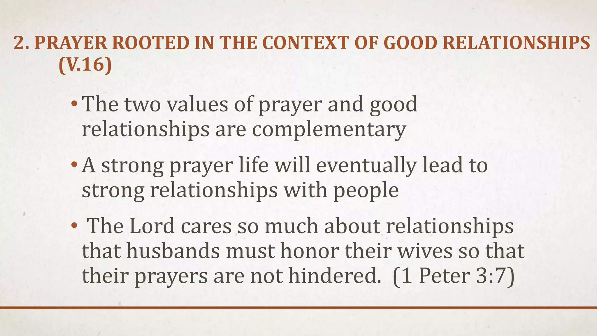 Characteristics of Effective Prayer | PPTX