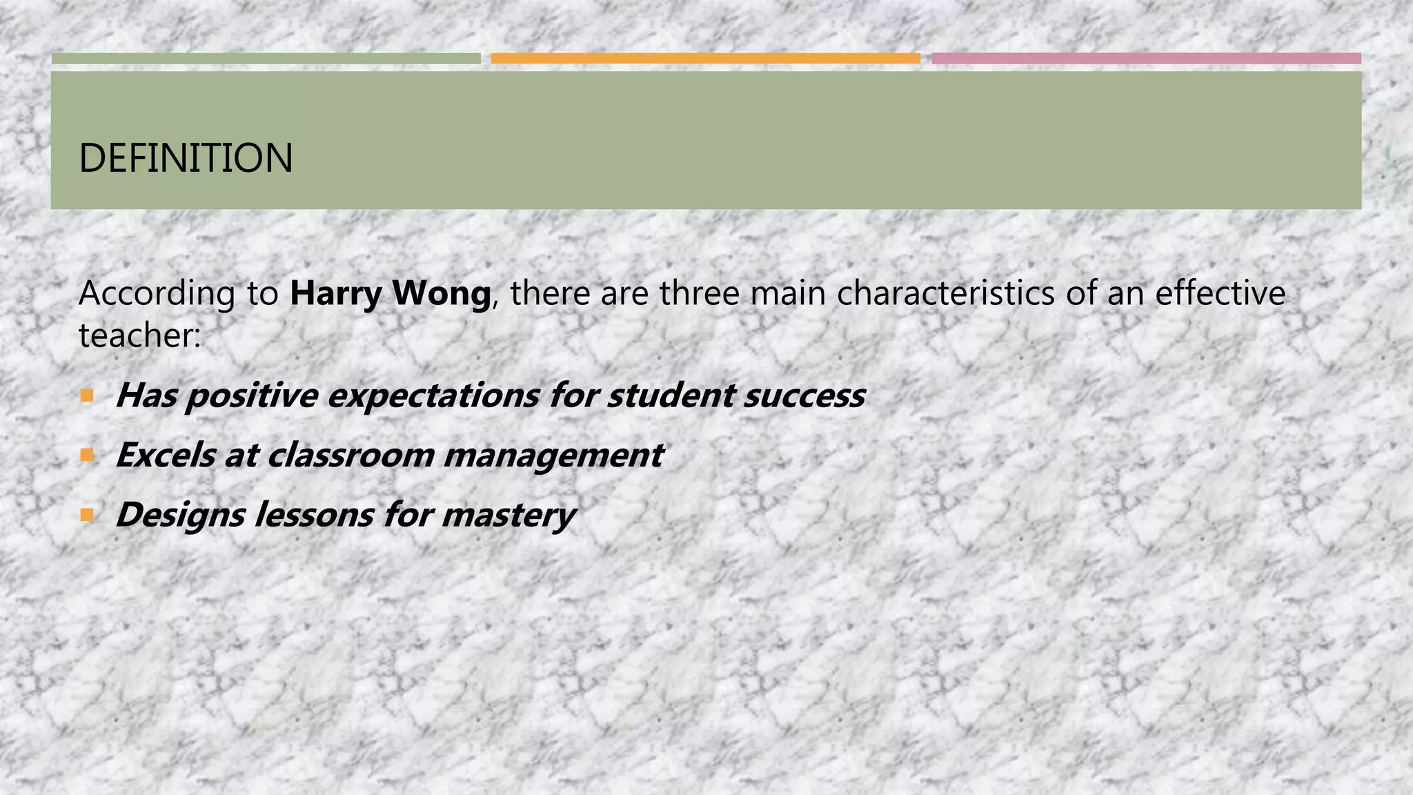 Characteristics of effective teacher | PPTX