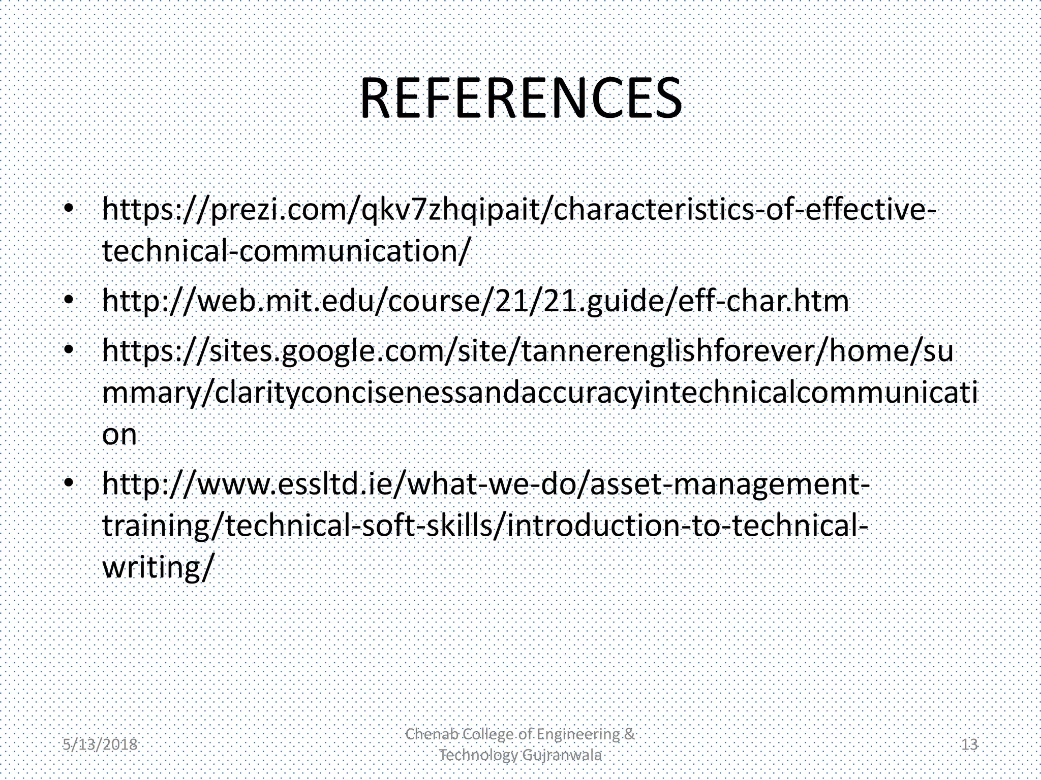 Characteristics of effective technical communication | PPTX