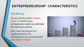 Characteristics of entrepreneurship _ KFUEIT _ Muhammad Hashmi | PPTX