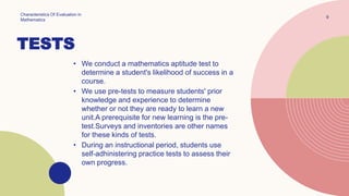 Characteristics of Evaluation.pptx