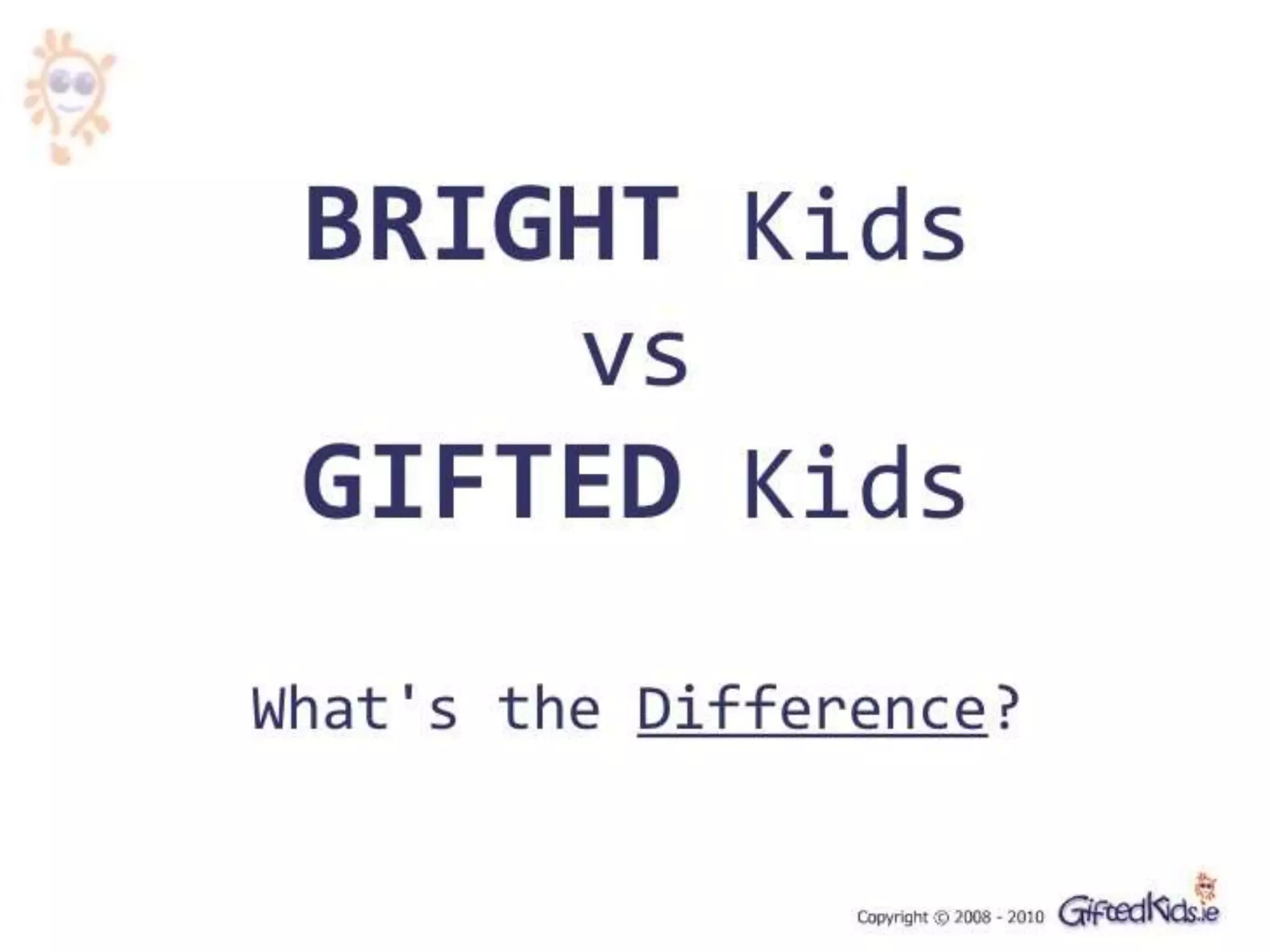 Characteristics of Gifted Children | PPTX