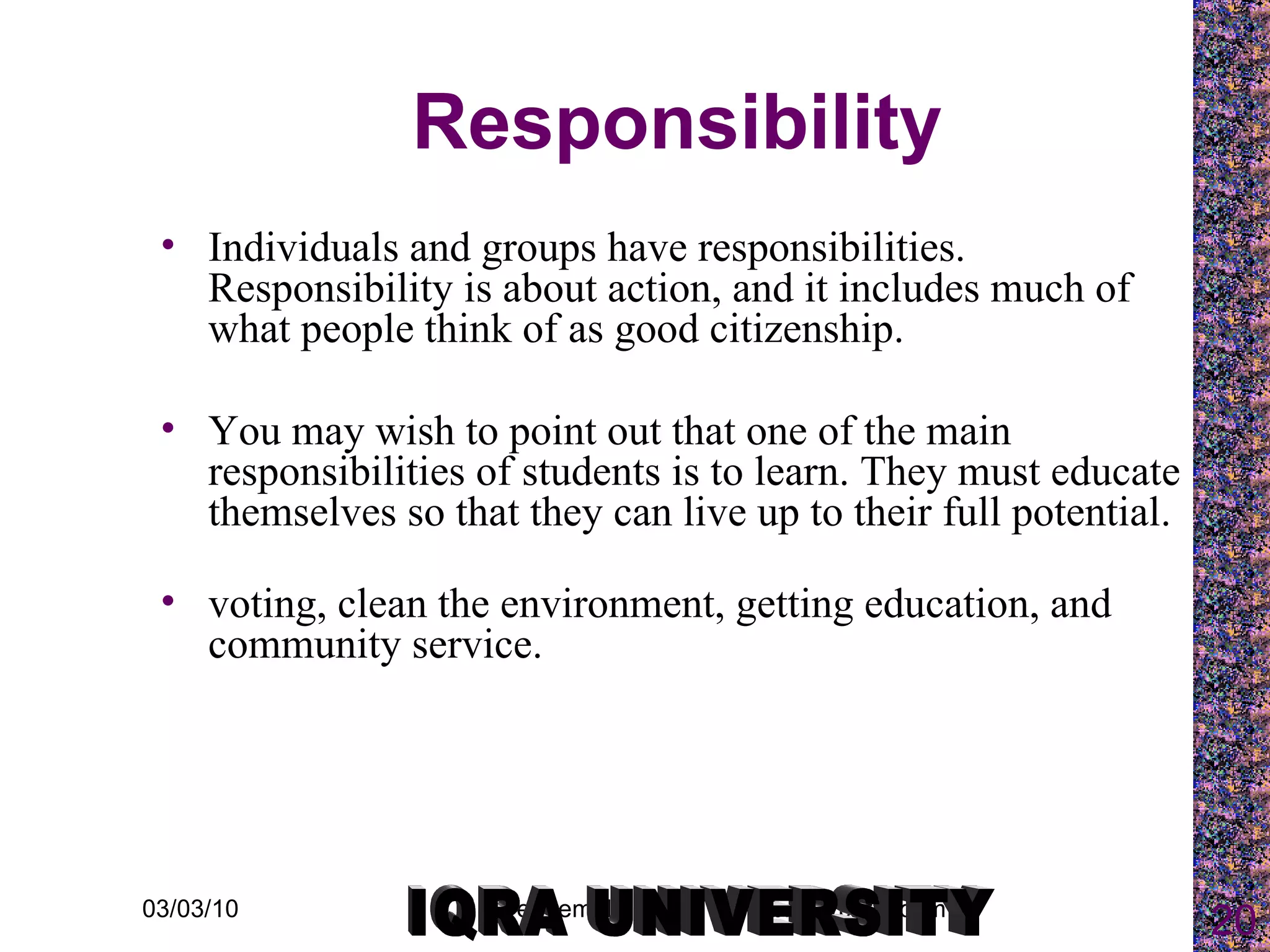 Characteristics Of Good Citizen2 | PPT