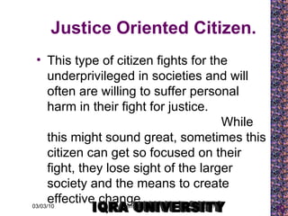 Characteristics Of Good Citizen2 | PPT