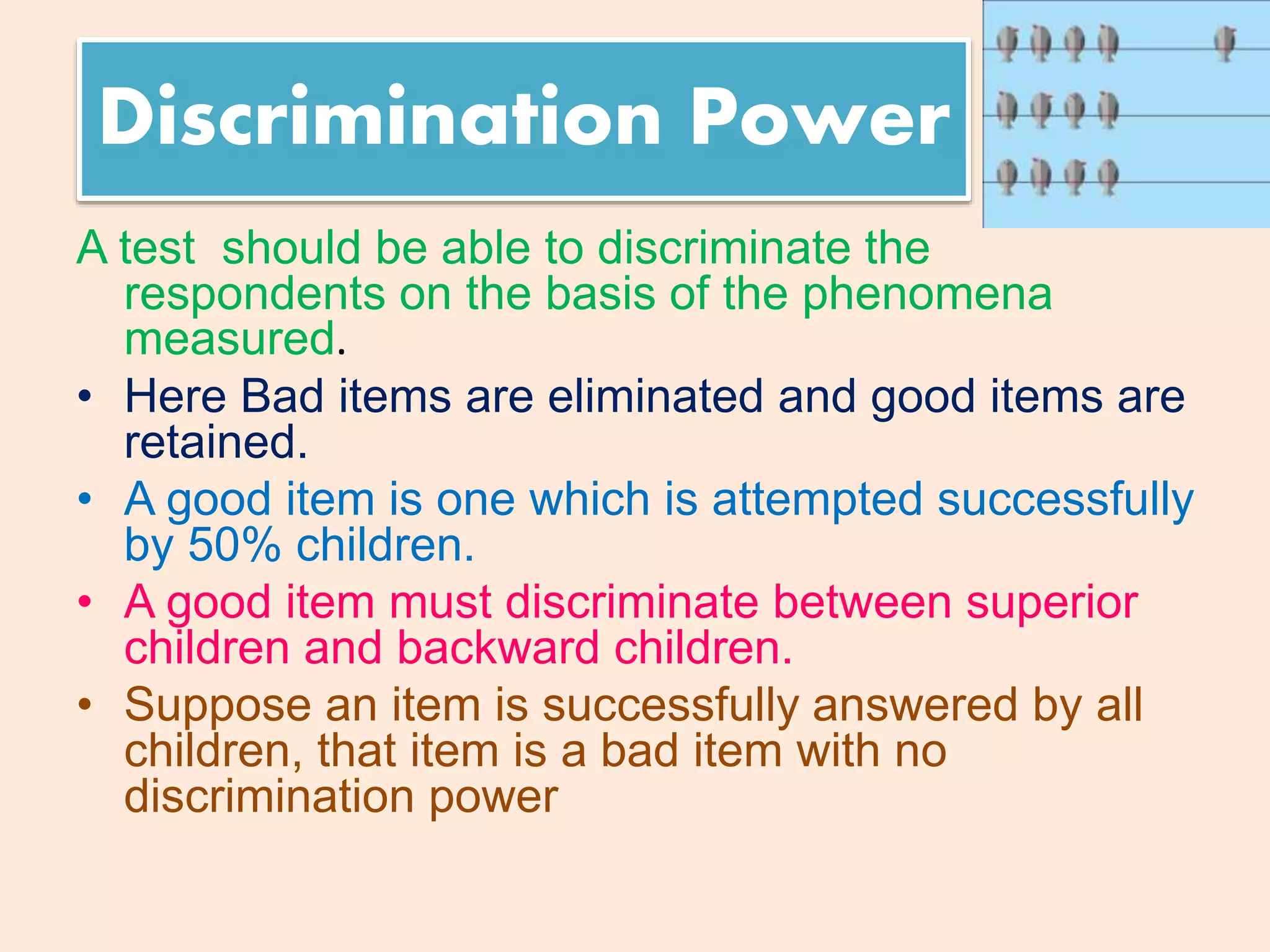 Characteristics of Good Evaluation Instrument | PPTX