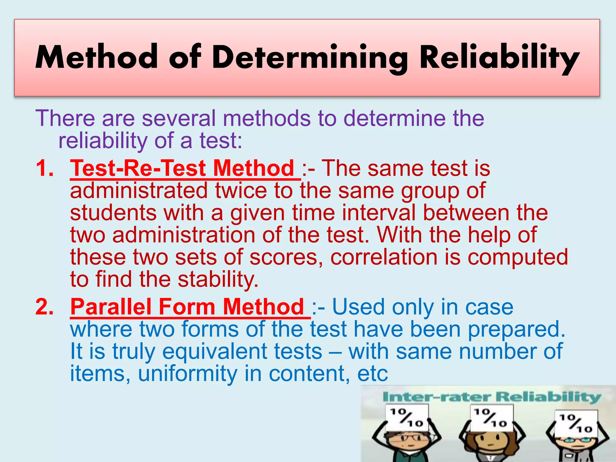 Characteristics of Good Evaluation Instrument | PPTX
