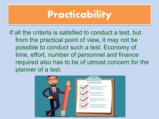 Characteristics of Good Evaluation Instrument | PPTX