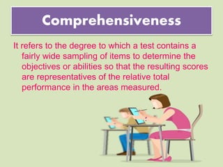 Characteristics of Good Evaluation Instrument | PPTX