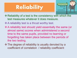 Characteristics of Good Evaluation Instrument | PPTX