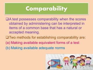 Characteristics of Good Evaluation Instrument | PPT