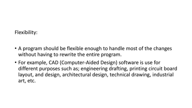 Characteristics of Good Program.pptx | Computer Software and ...