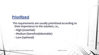 Characteristics of good requirements | PPTX