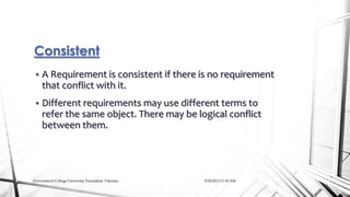 Characteristics of good requirements | PPTX