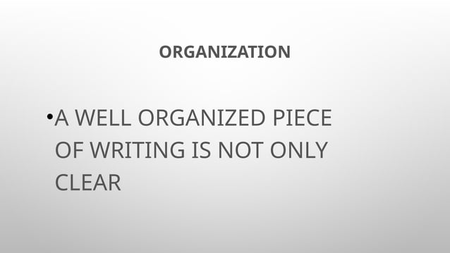 Characteristics of good writing.pptx.... | PPT