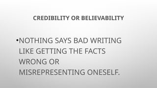 Characteristics of good writing.pptx.... | PPT