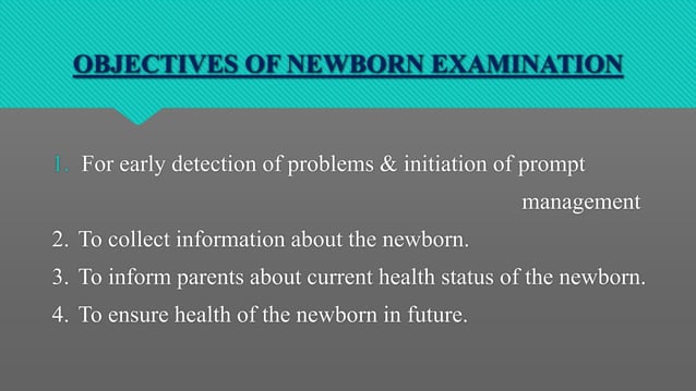 Characteristics of a Healthy Newborn | PPTX | Pregnancy | Reproductive ...