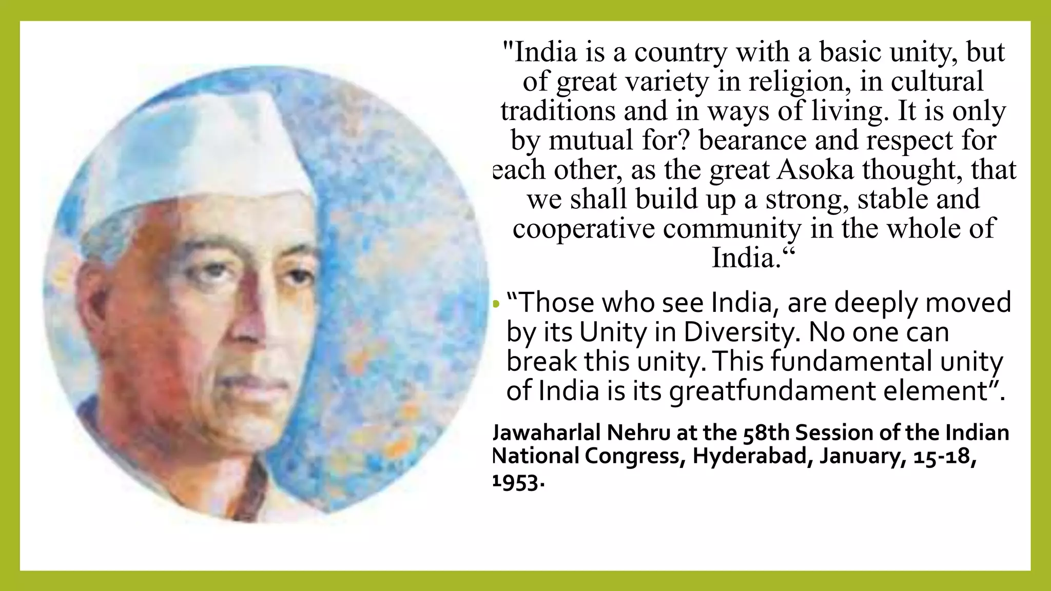 Characteristics of Indian Culture | PPTX