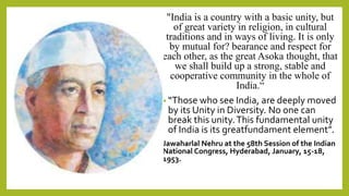 Characteristics of Indian Culture | PPT