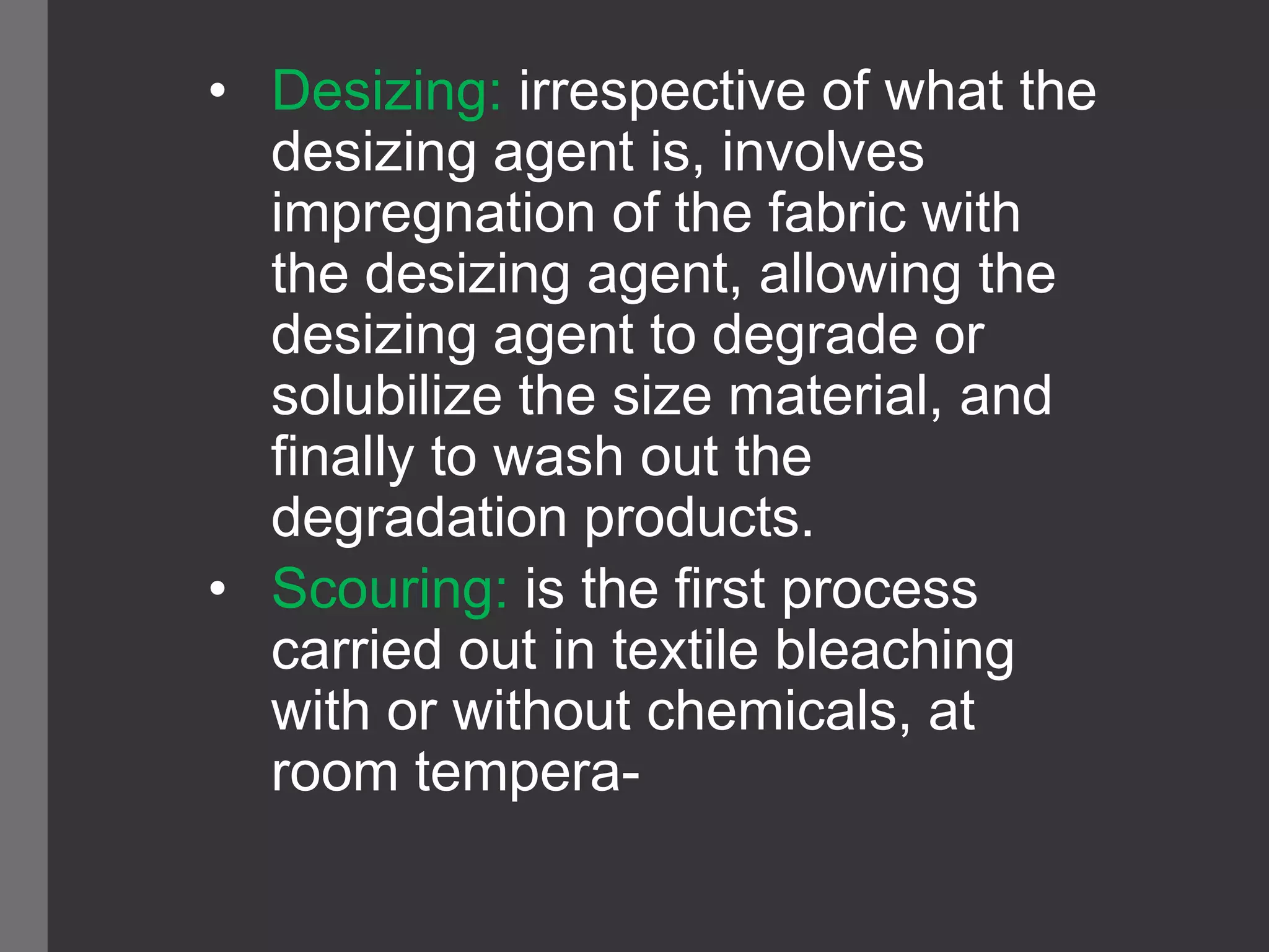 Characteristics of industrial textile effluents and different types of ...