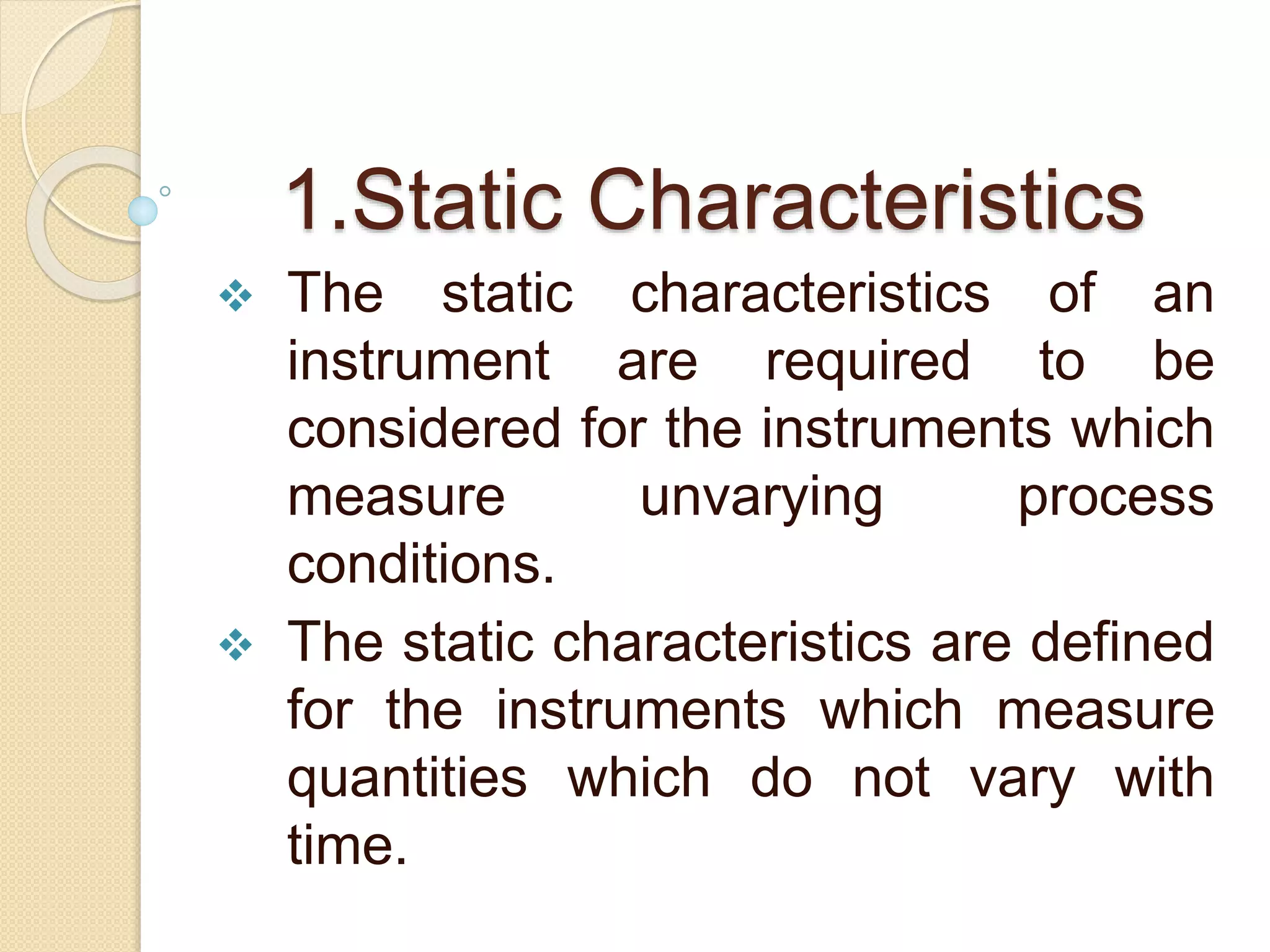Characteristics of instruments | PPTX