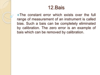 Characteristics of instruments | PPTX