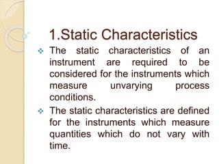 Characteristics of instruments | PPTX
