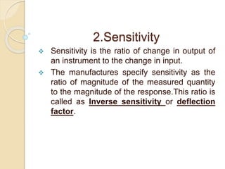 Characteristics of instruments | PPTX