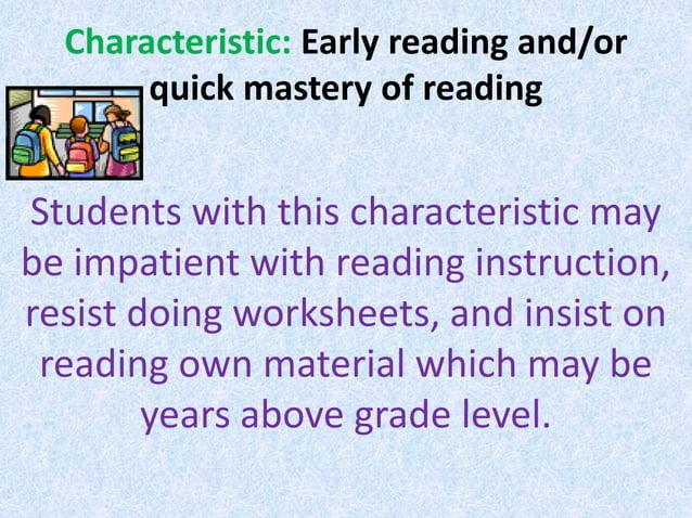 Characteristics of intelligent behavior | PPT