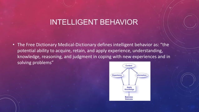 Characteristics of intelligent behavior | PPT