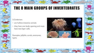 GRADE 6 - CHARACTERISTICS OF INVERTEBRATES.pptx