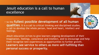 Characteristics of Jesuit Education | PPTX