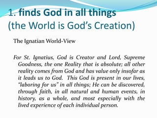 Characteristics of jesuit education june | PPTX