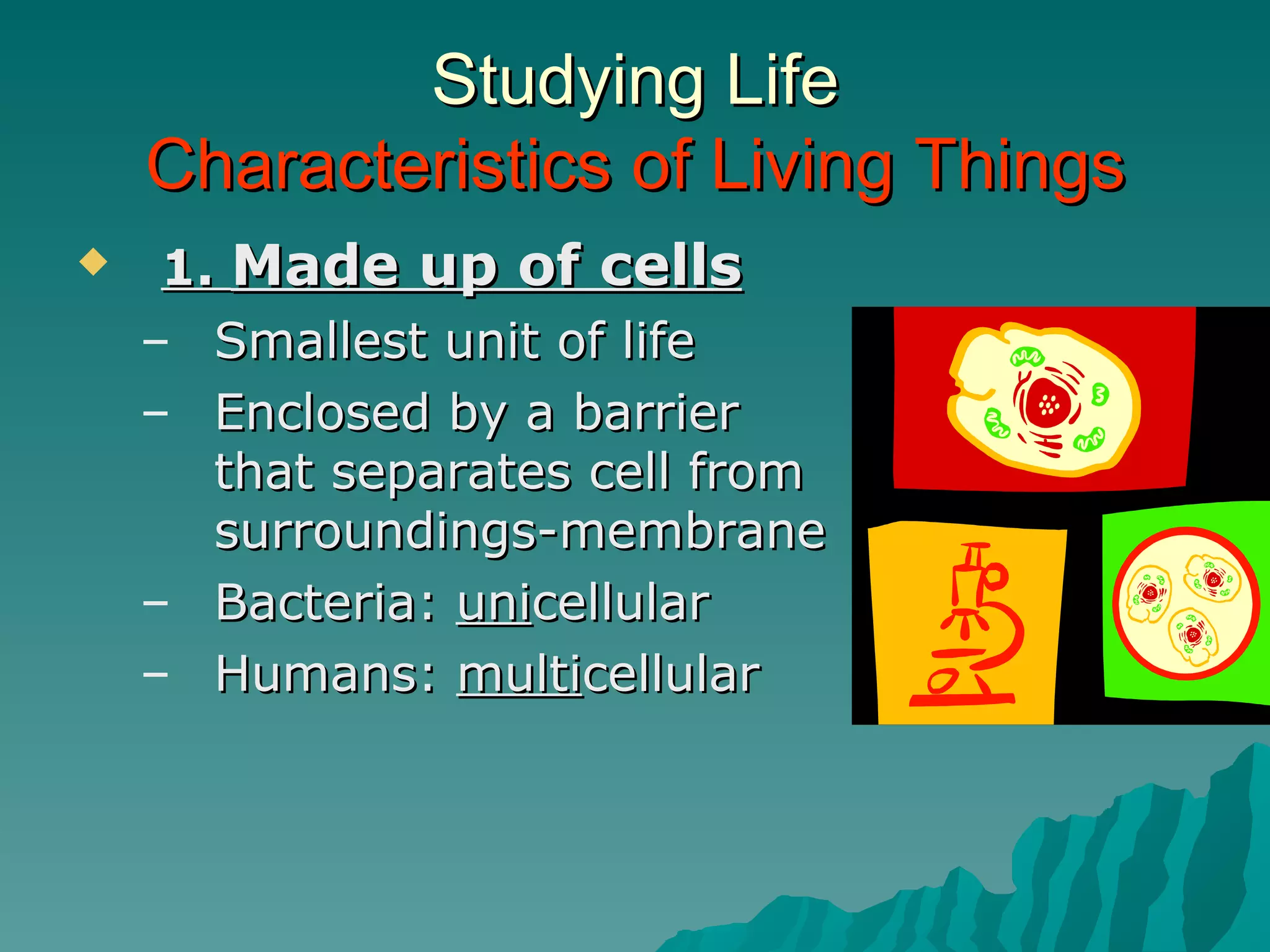 Characteristics of life | PPT