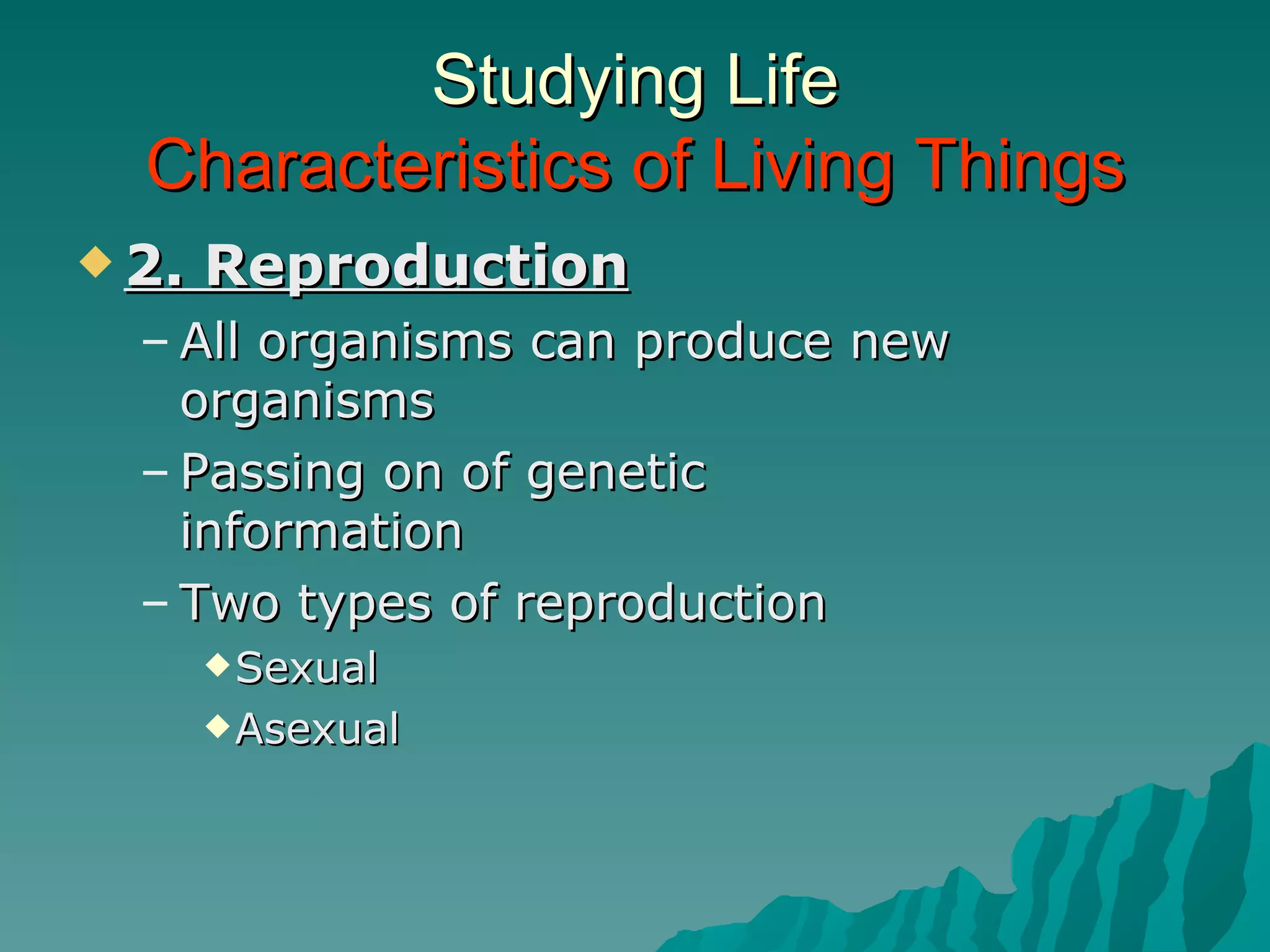 Characteristics of life | PPT