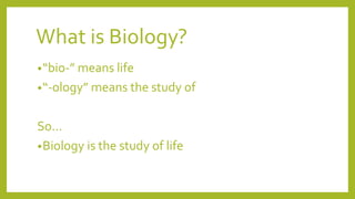 Characteristics of Life | PPTX