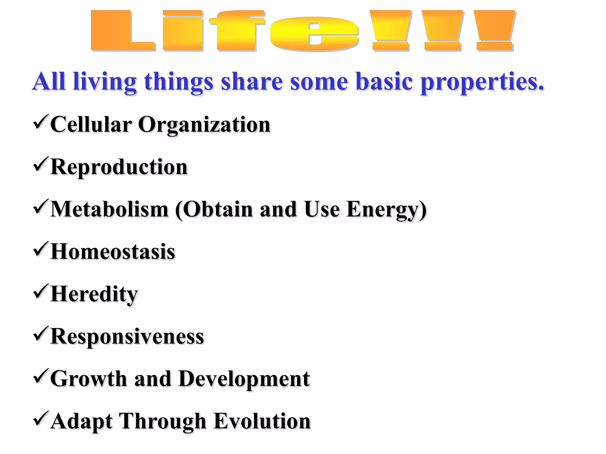 Characteristics of life & parts of the cell.ppt