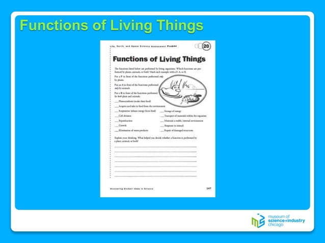 Characteristics of Life | PPT