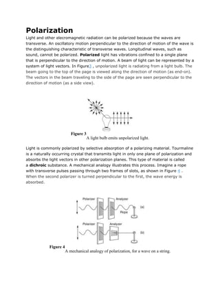 Characteristics of light | DOCX